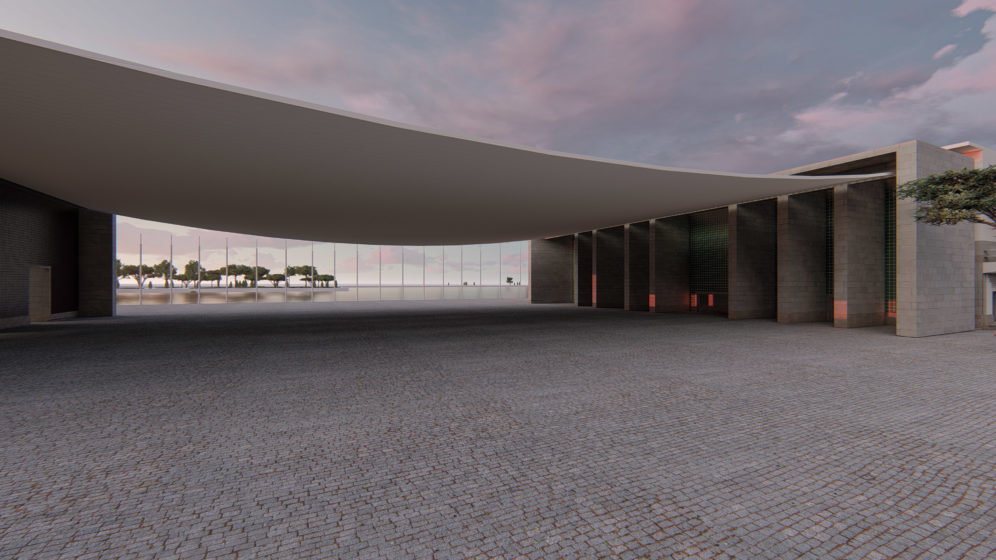 Architekturvisualisierung – Portuguese Pavilion – elenarurua.designstudio